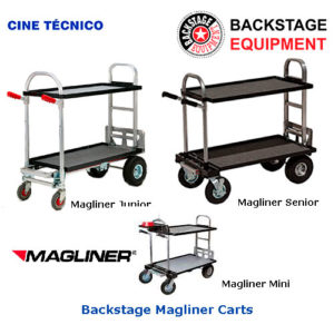 Backstage MAGLINER carts - Cine Técnico - Rental in Spain & Morocco